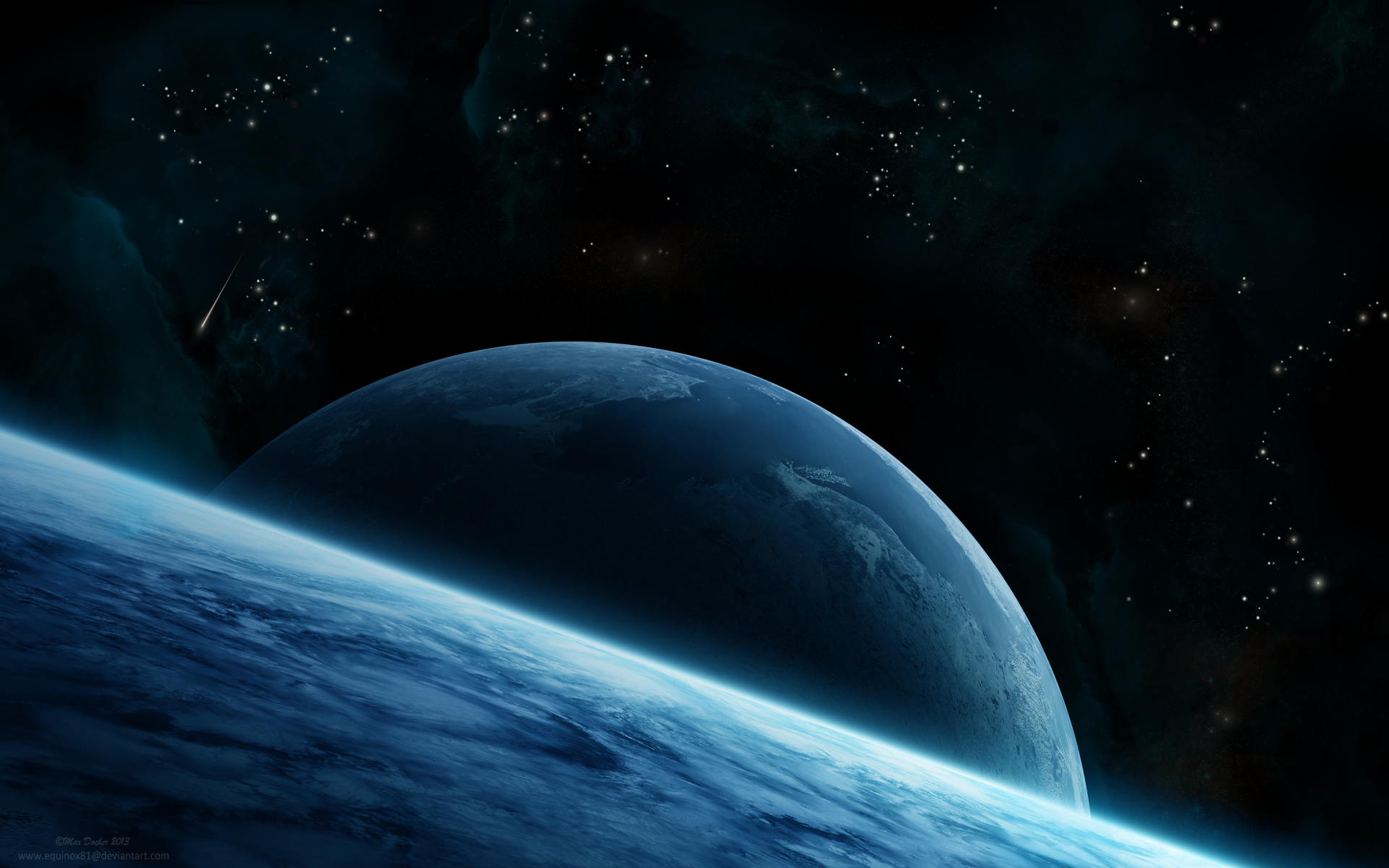 Download Sci Fi Planetscape HD Wallpaper