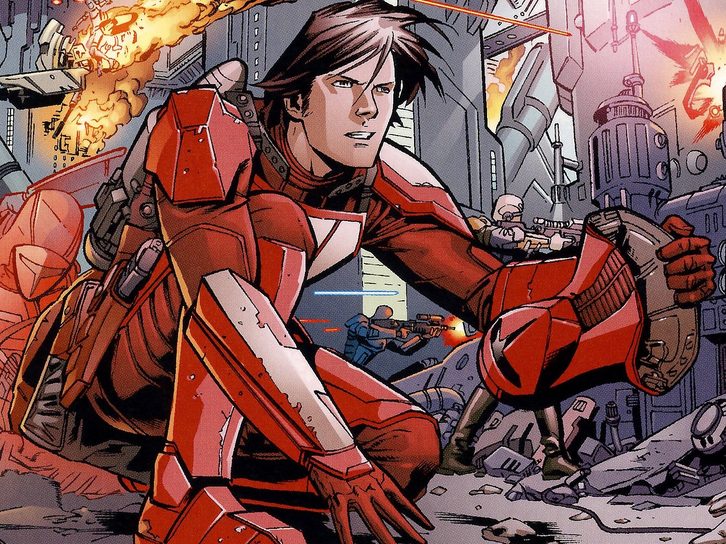 Download Comic Star Wars Wallpaper | 1440x1080 | Wallpaper Abyss
