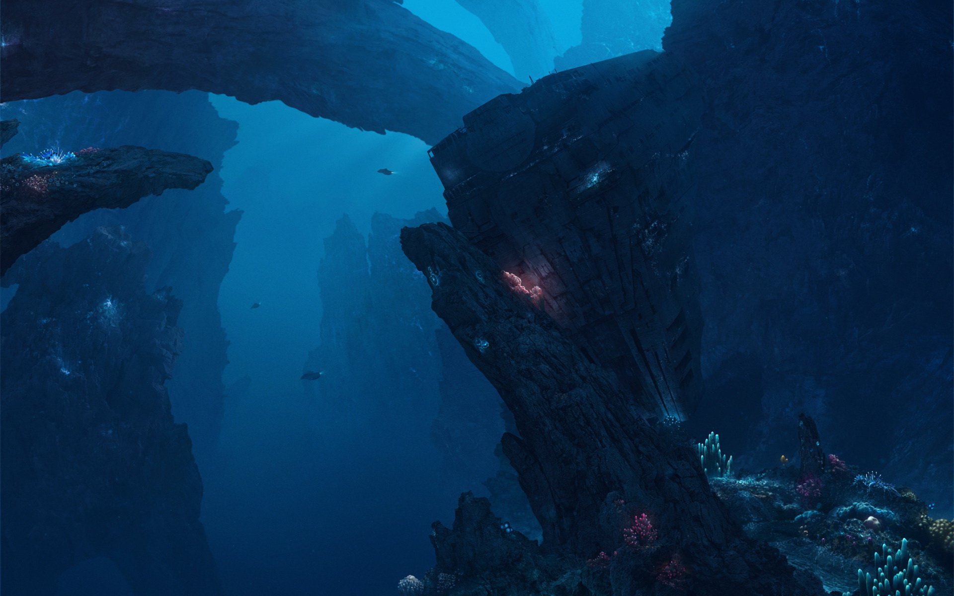 Download Fantasy Ocean HD Wallpaper | 1920x1200 | Wallpaper Abyss