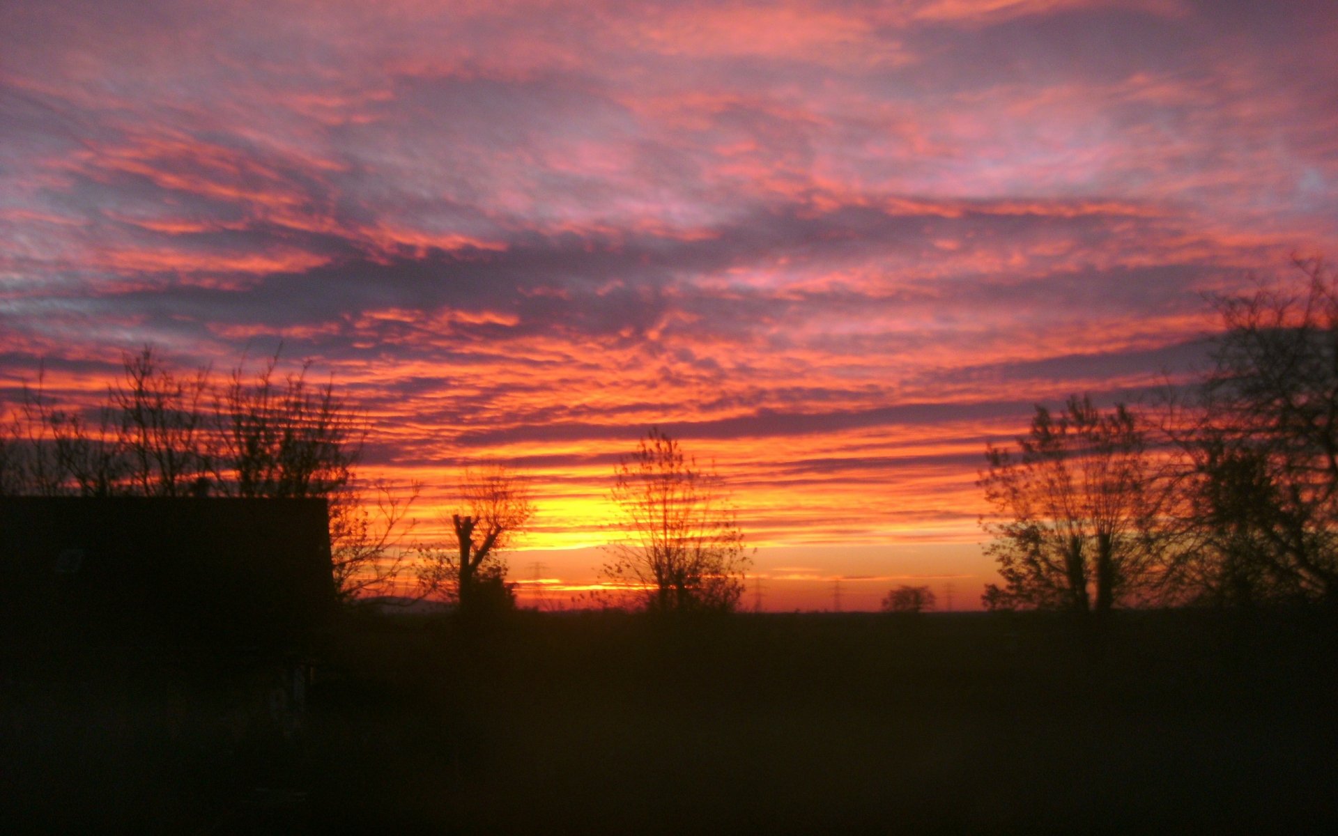 Download Nature Sunset HD Wallpaper