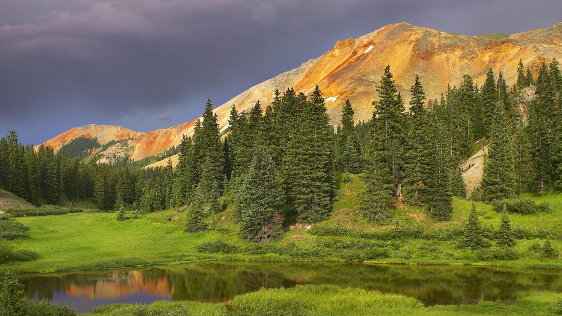 HD Nature Escape: Majestic Mountain Landscape Wallpaper | 1920x1080 ...