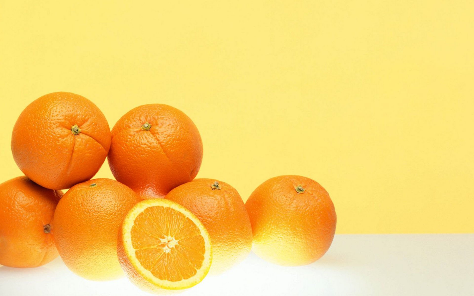 Vibrant Orange Freshness: HD Food Wallpaper Delight