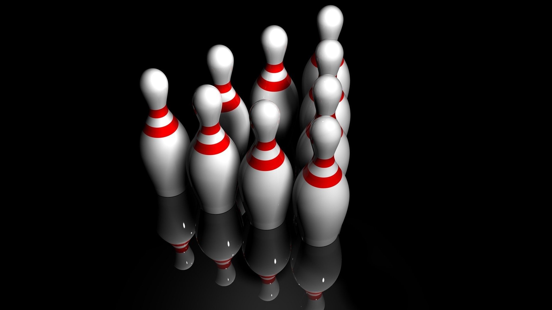 Strike Ready: HD Bowling Pins in Focus
