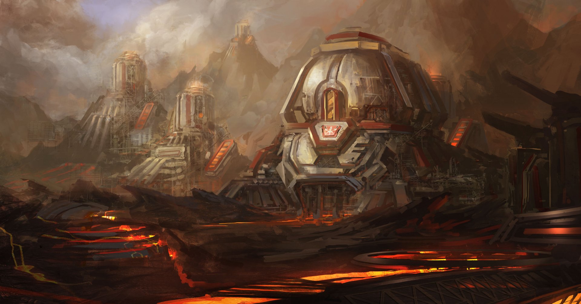 Download Heart of the Swarm Epic Scenery HD Wallpaper for Free!