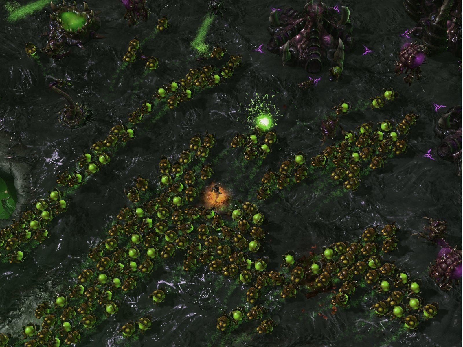 StarCraft II: Swarm Assault - Free HD Wallpaper