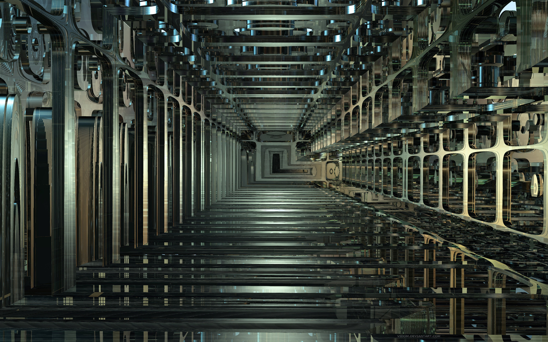 Fractal Dimensions: HD CGI 3D Art Wallpaper