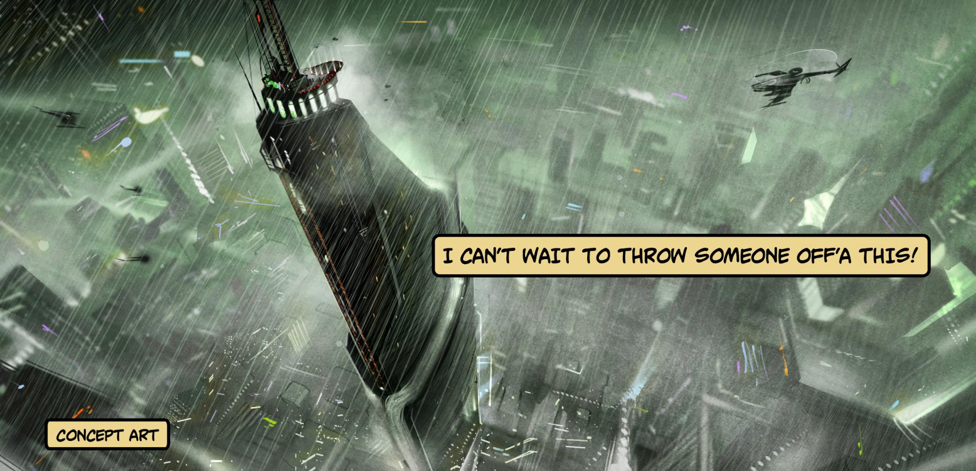 Deadpool HD Wallpaper: Epic Video Game Action in the Rain | 2500x1207 ...