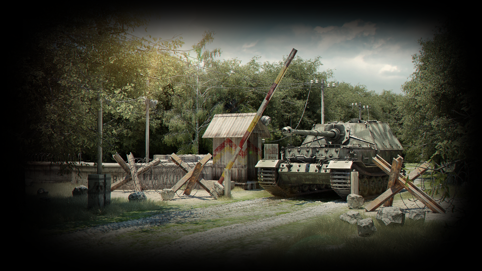 World of Tanks HD Wallpaper: Epic Battlefield Warfare Scene