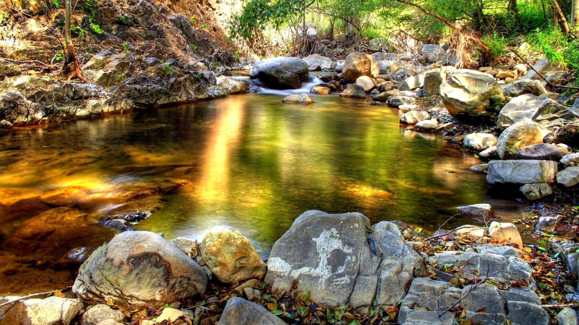 Tranquil Nature Escape: Scenic HD River Retreat | 1920x1080 | Wallpaper ...