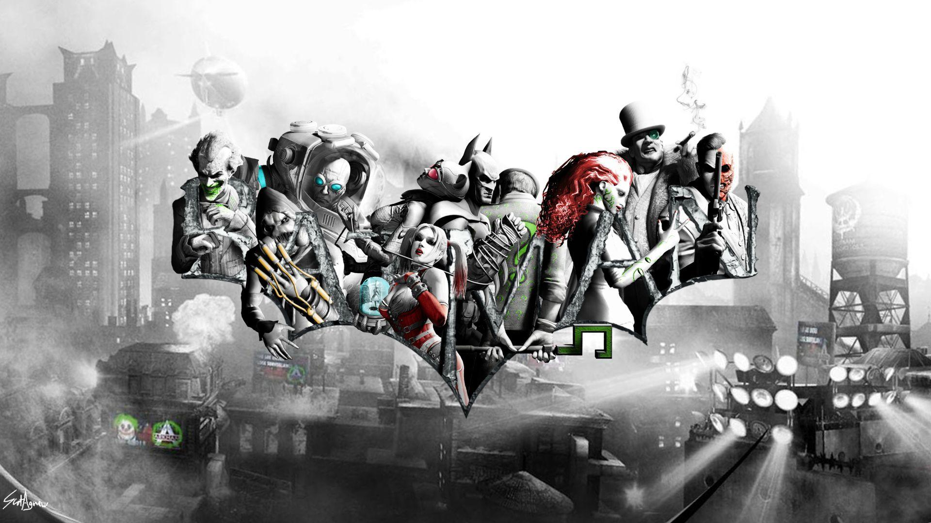 Batman: Arkham City HD Wallpaper – Gotham’s Villains Unleashed
