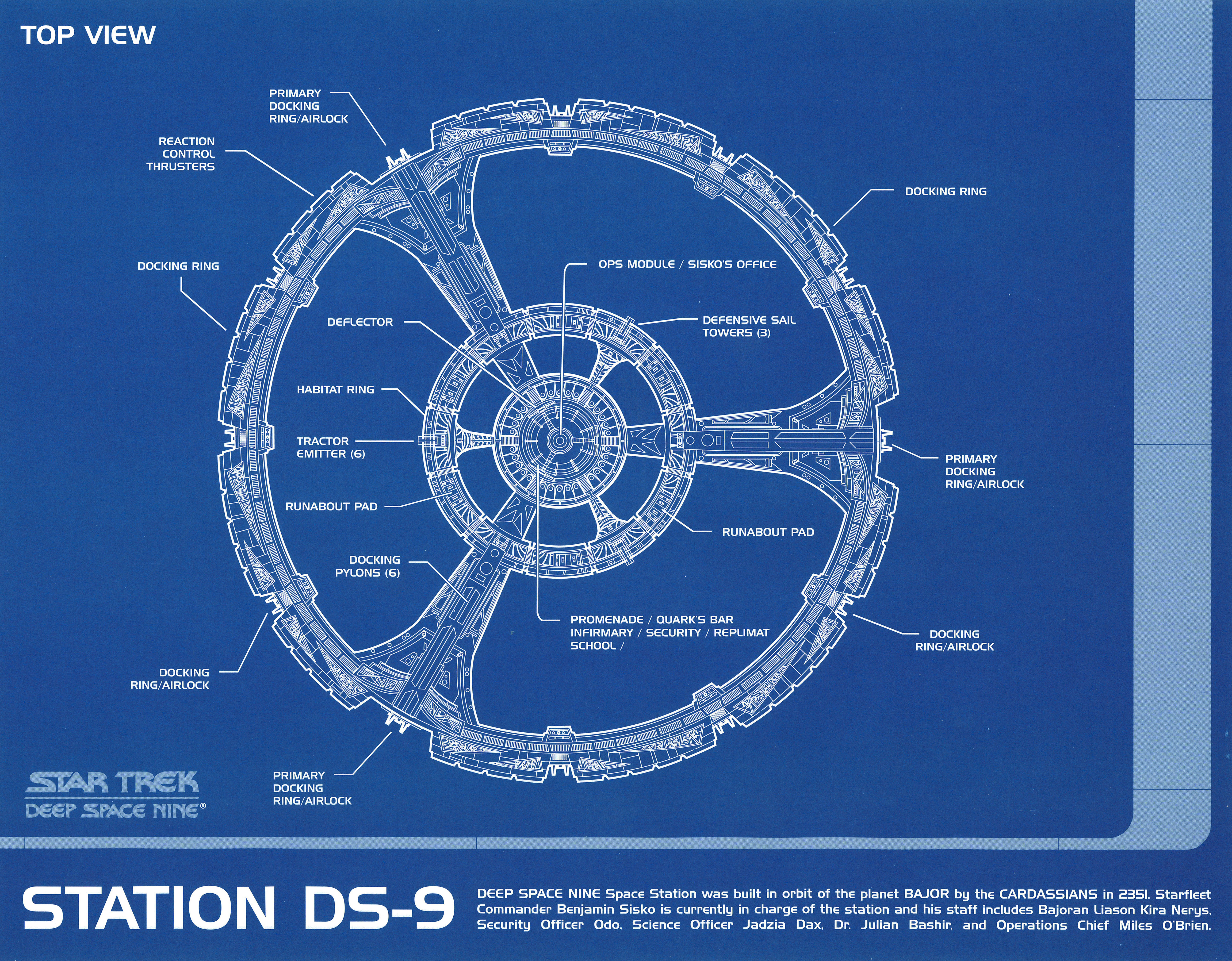 Sci Fi Space Station Blueprints Sci Fi Space Station Modular