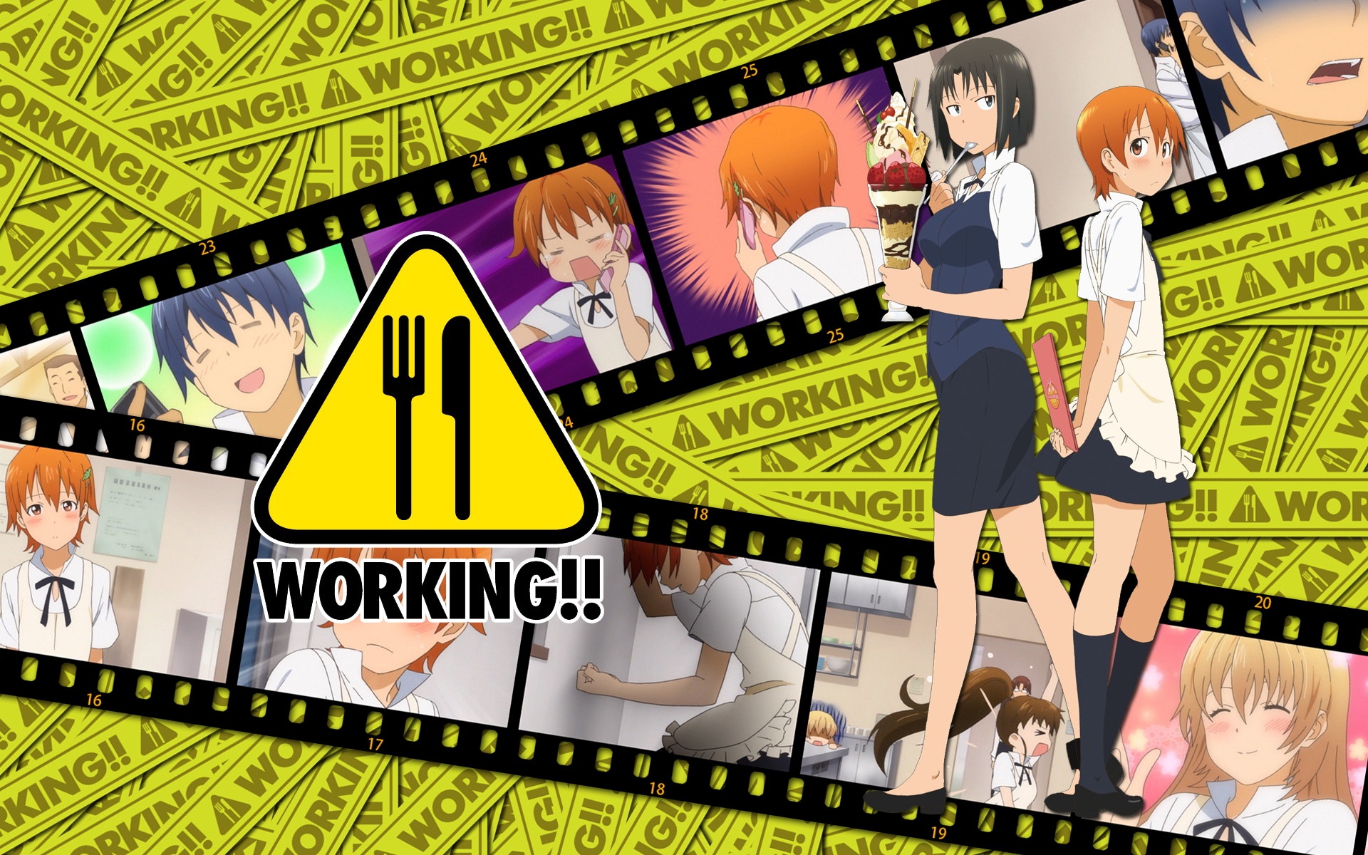 Download Anime Working!! HD Wallpaper
