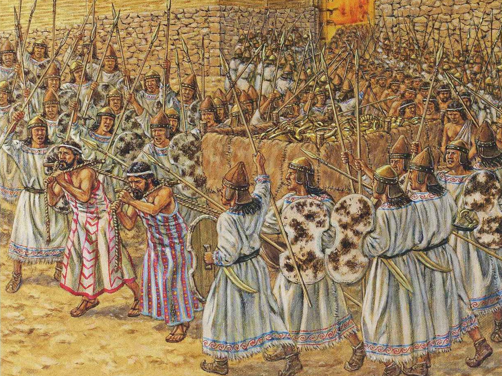 Download Artistic Hittite Warrior HD Wallpaper