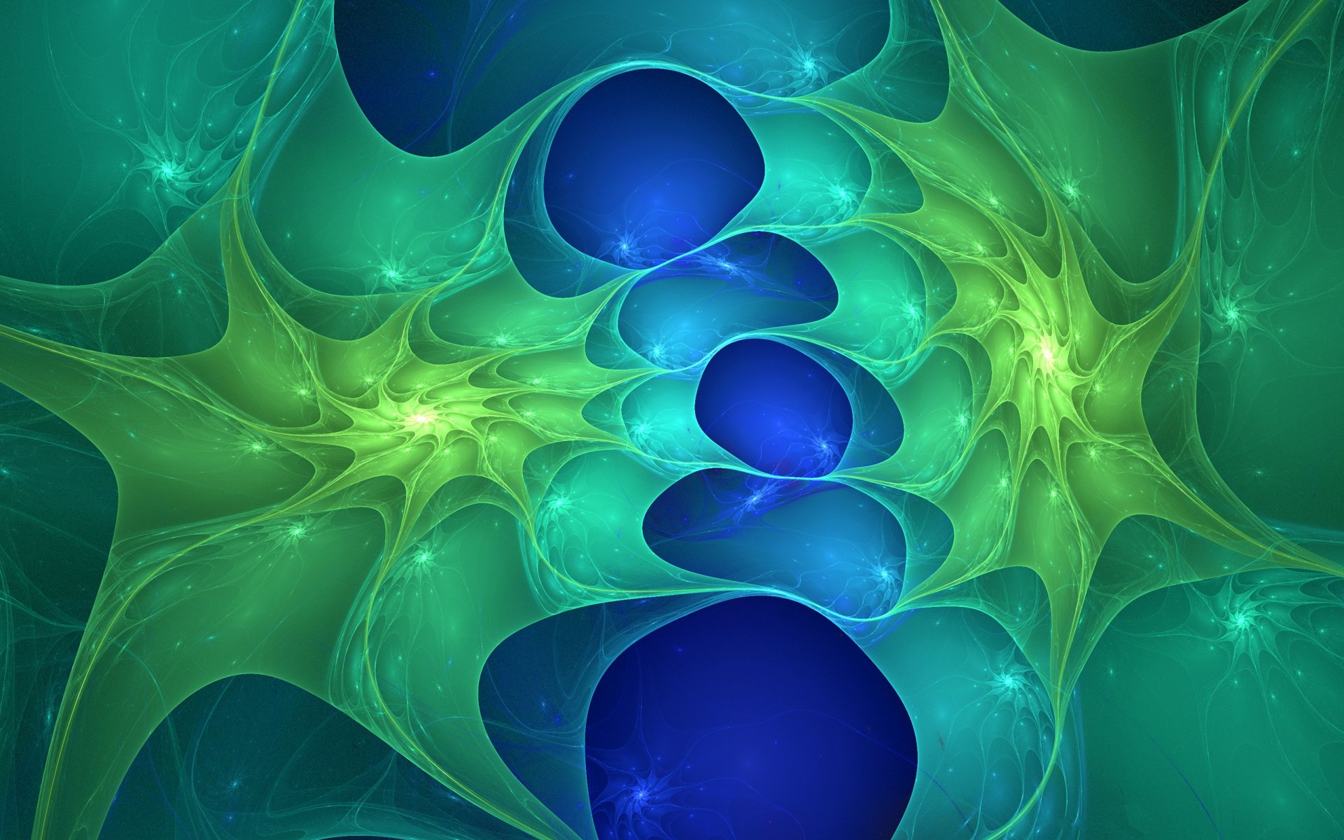 Vibrant Plasma Fractal: Abstract Shapes & Textured Patterns HD Wallpaper