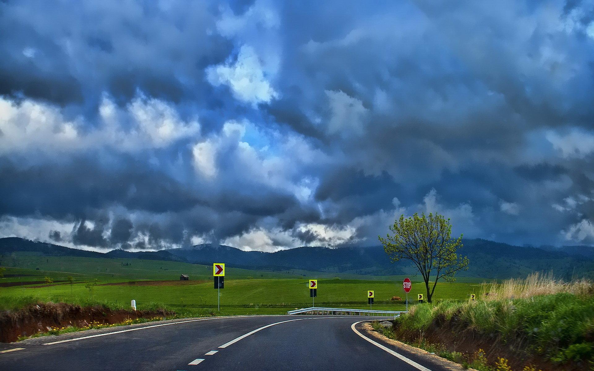 Download Man Made Road HD Wallpaper