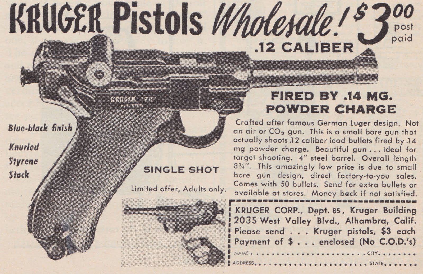 Kruger Pistol Wallpaper and Background Image | 1600x1036 | ID:402371 ...