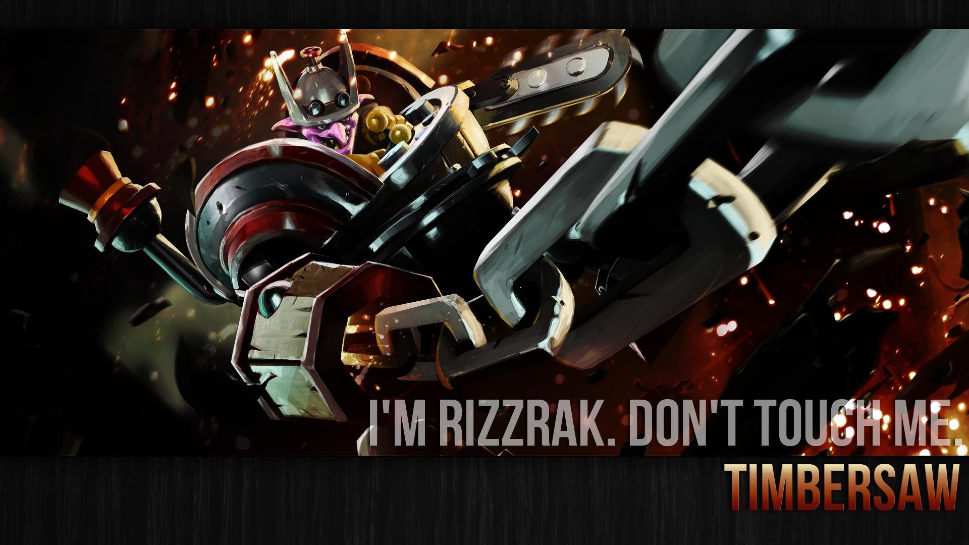 DotA 2 HD Wallpaper: Rizzrak the Fearsome Timber Saw in Action ...