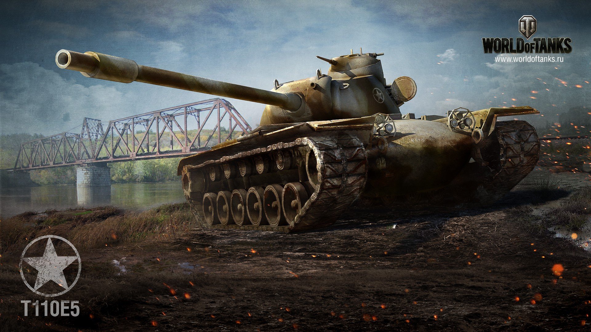 World of Tanks HD Wallpaper: Epic Tank Battle Scene