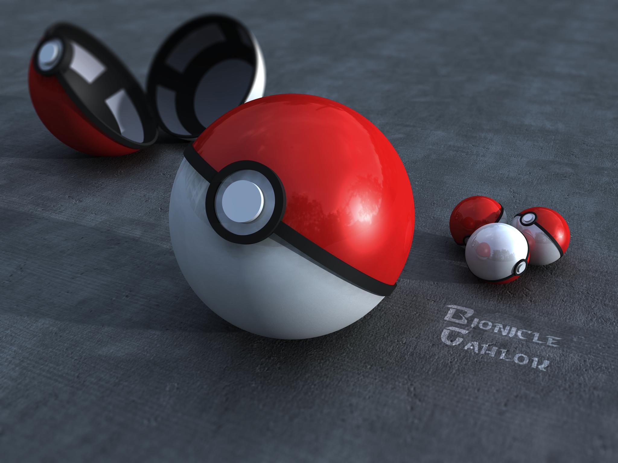 HD Pokémon Pokéball Wallpaper – Free Download for Video Game Fans