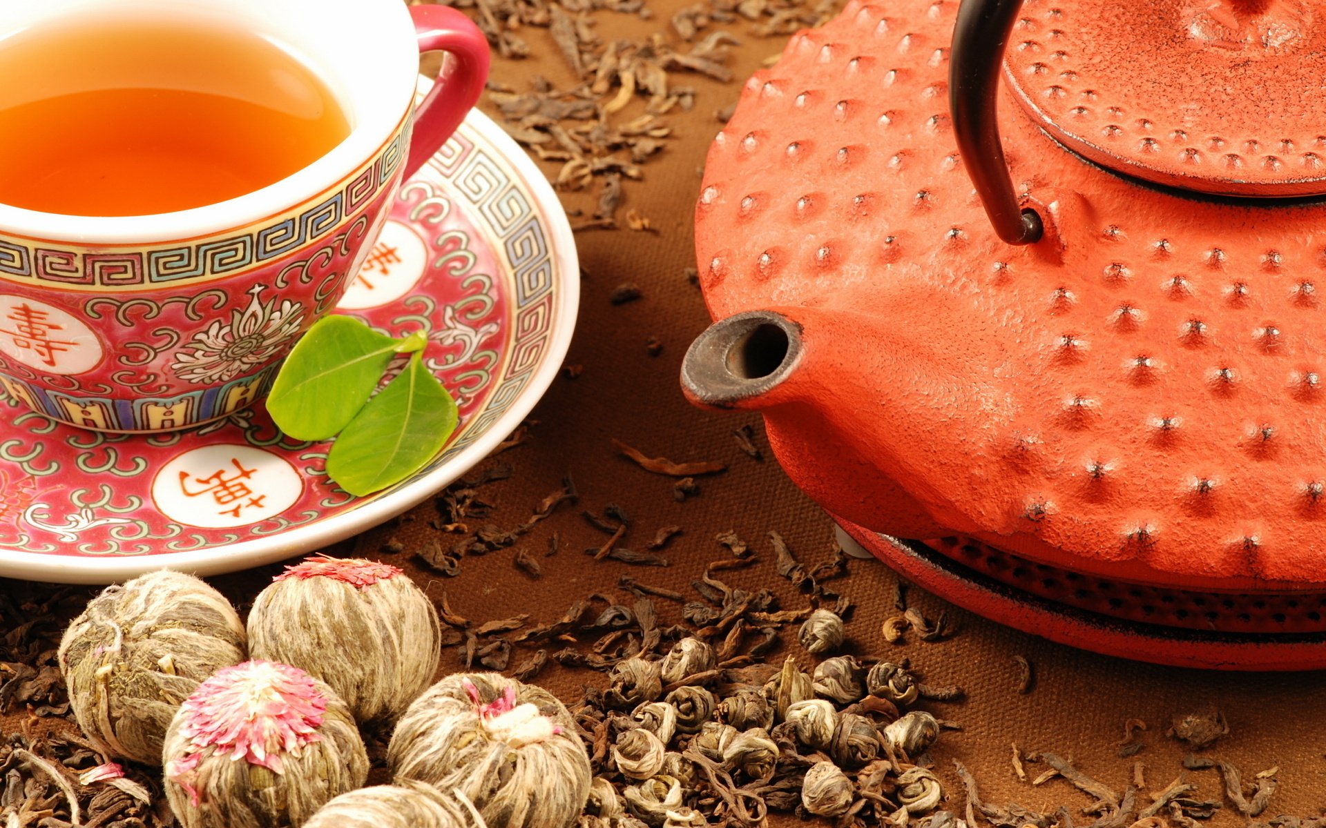 Exquisite Tea Moments: HD Food & Tea Elegance Wallpaper
