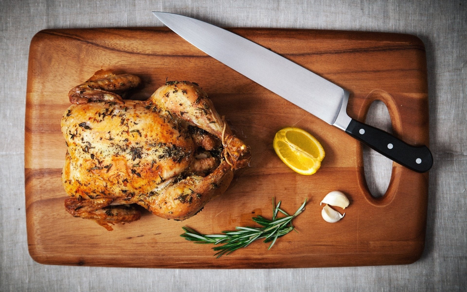 Savory Roasted Chicken Feast | HD Meat Lover’s Delight Wallpaper