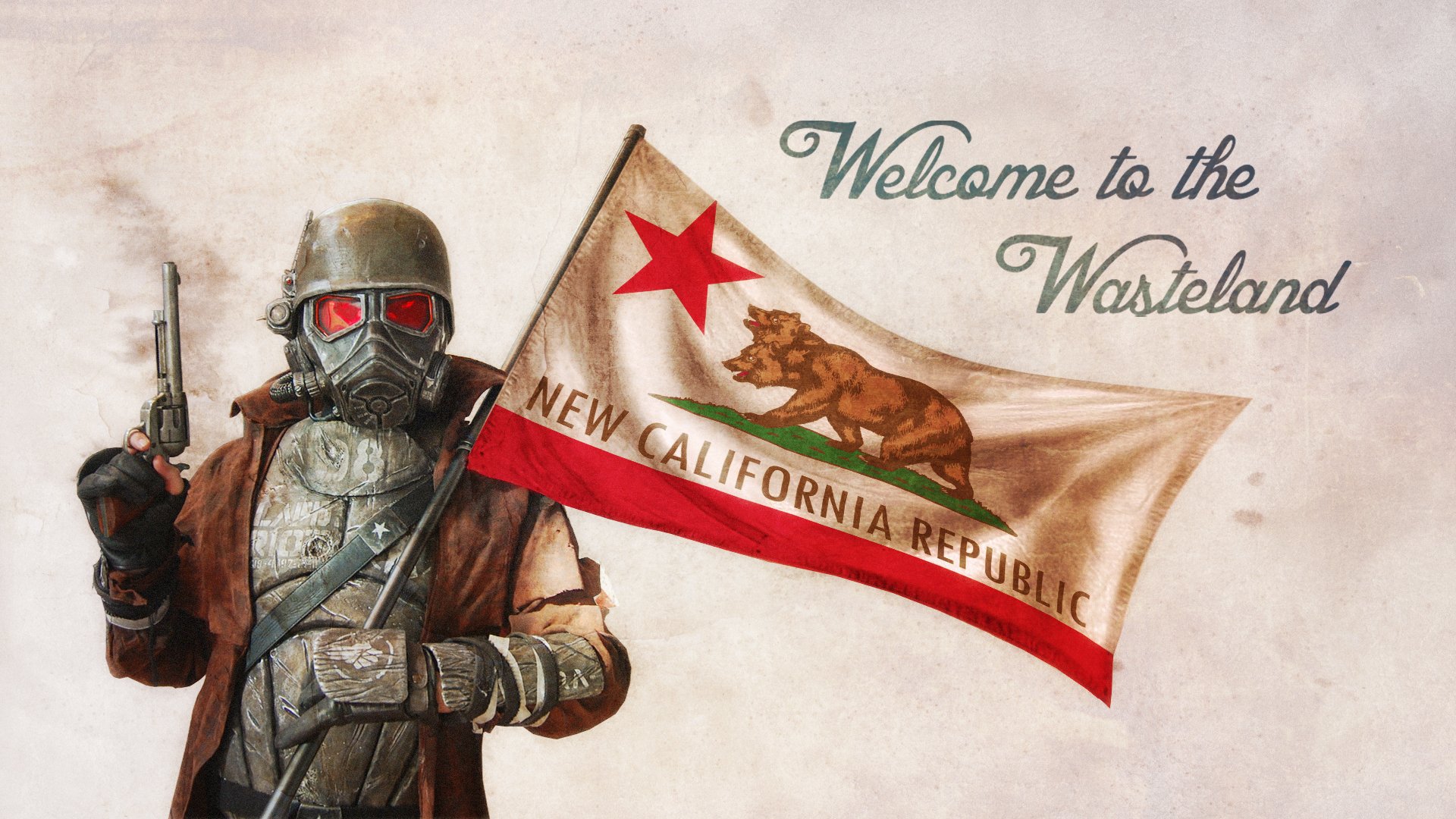 Fallout Wasteland HD: New California Republic Warrior Wallpaper