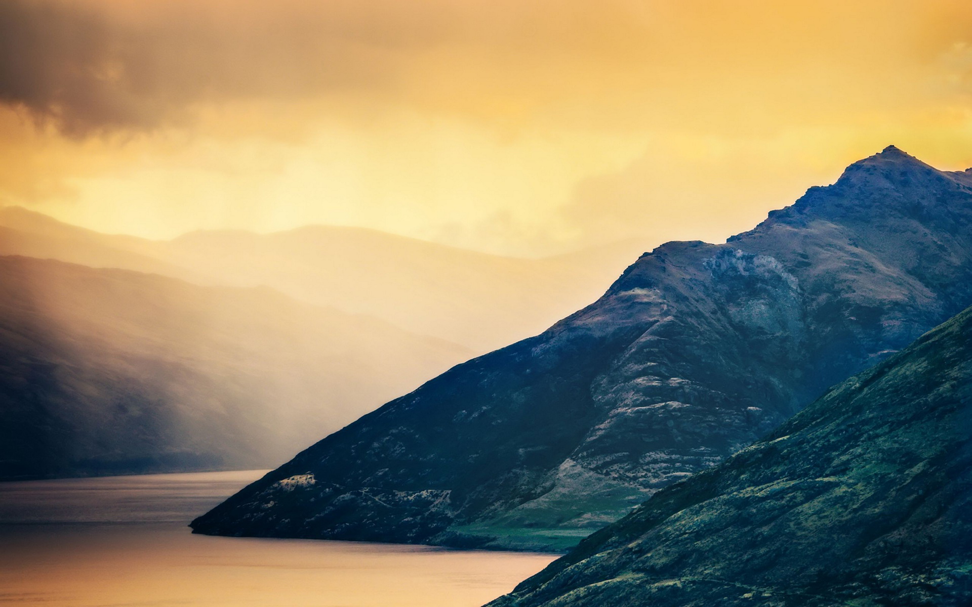 High Resolution Images Of Mountains Landscape Valley Sunlight