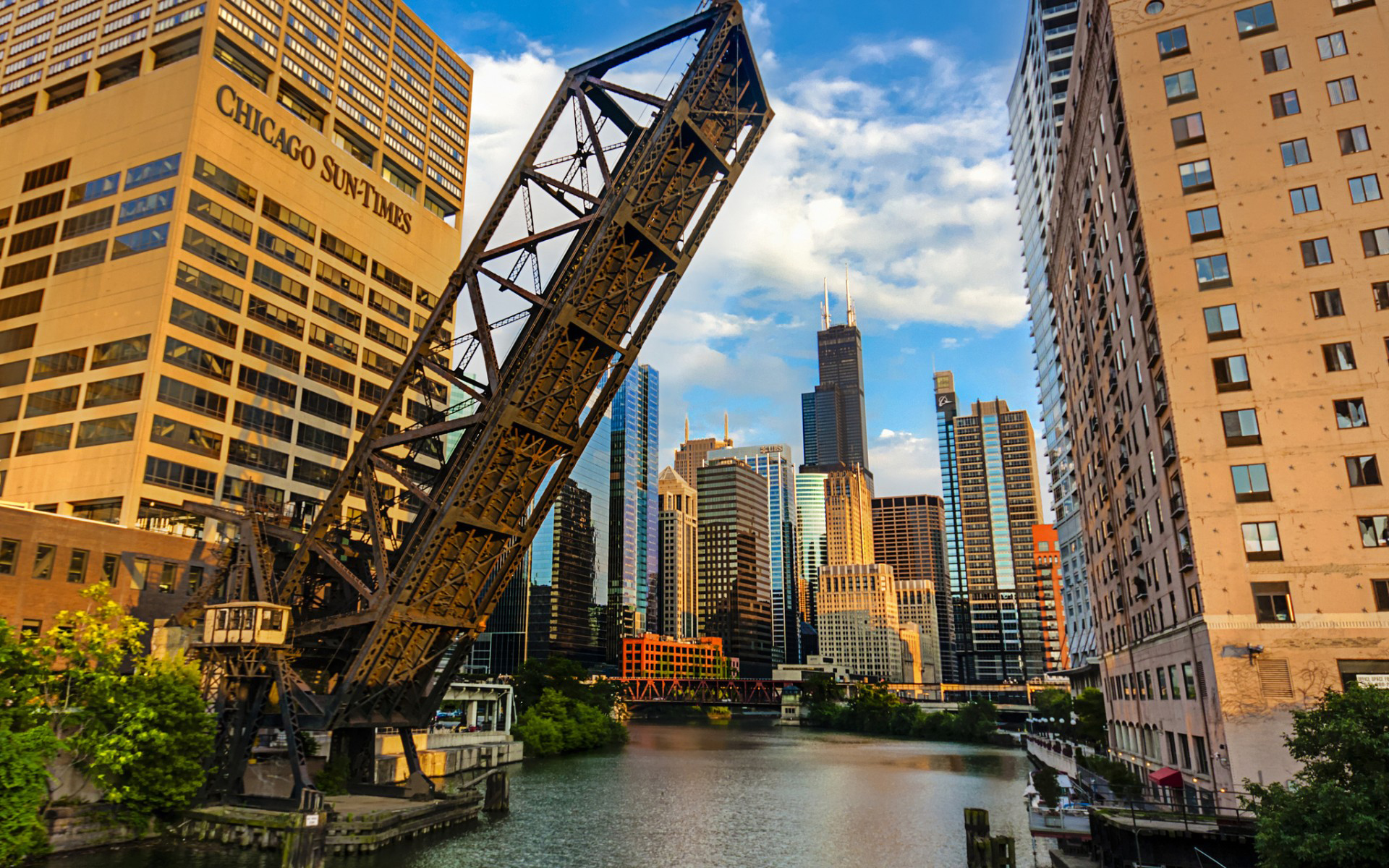 Download Man Made Chicago HD Wallpaper