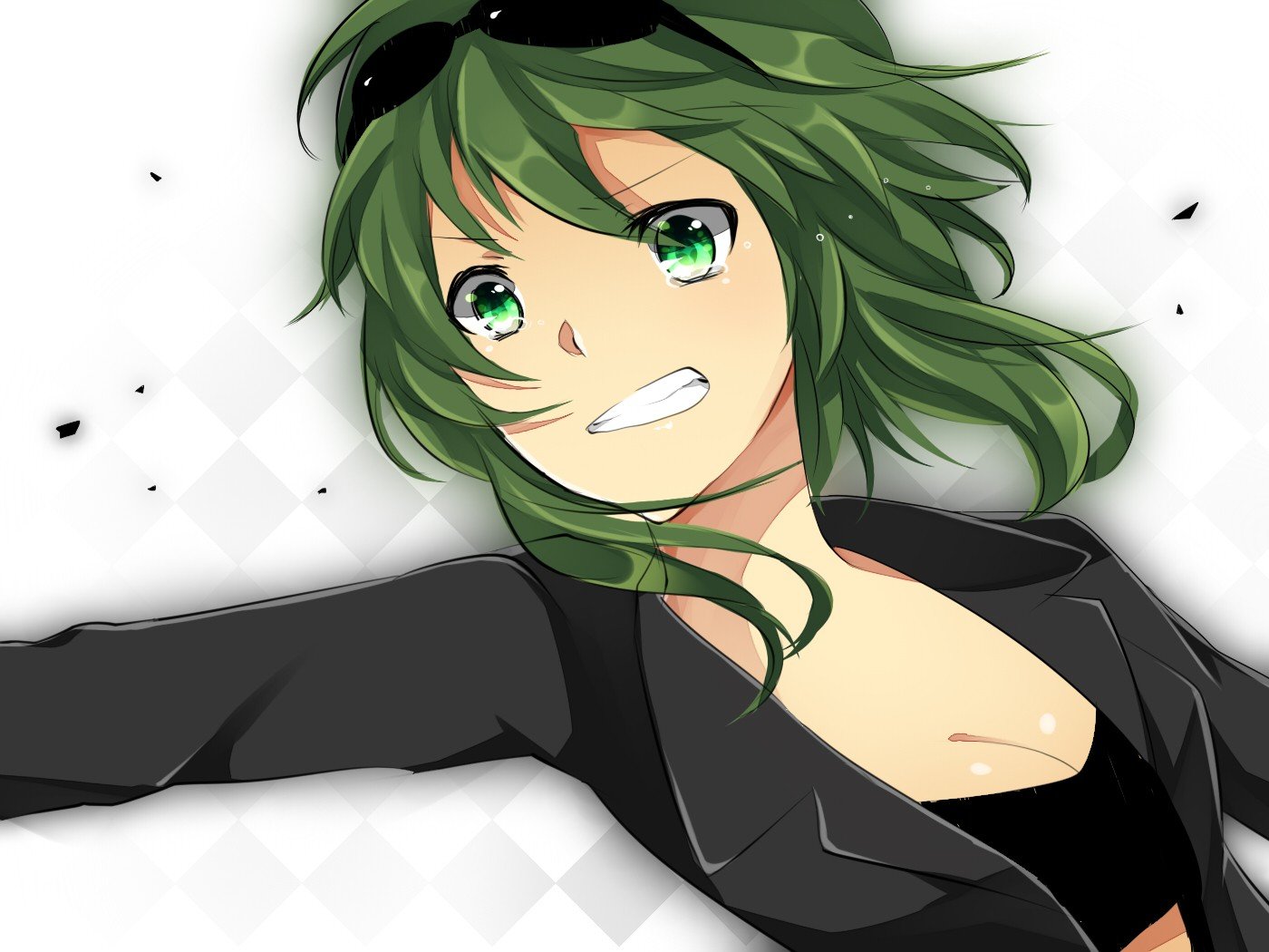 GUMI Vocaloid HD Wallpaper – Vibrant Anime Energy Unleashed | 1400x1050 ...