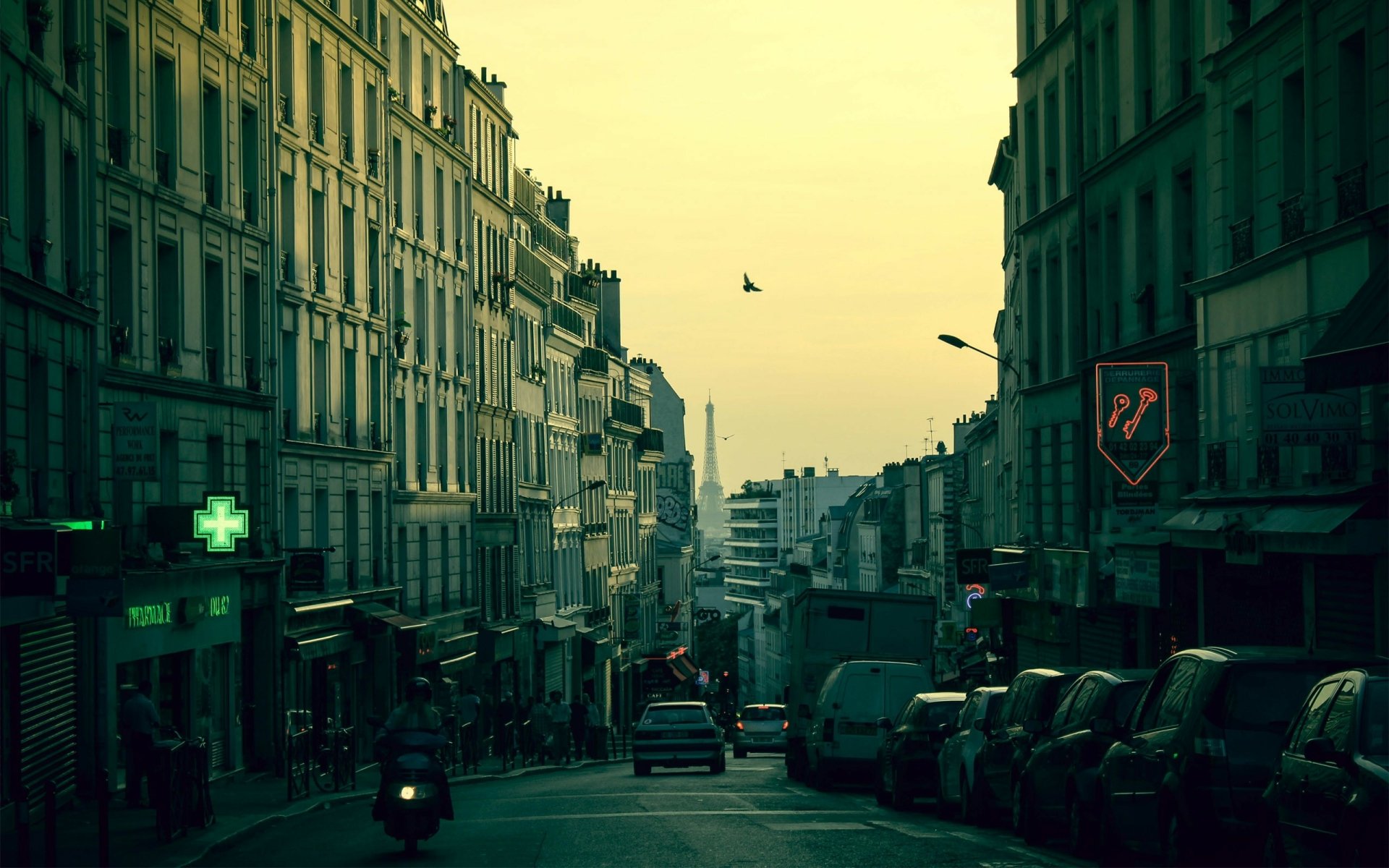 Download Man Made Paris HD Wallpaper