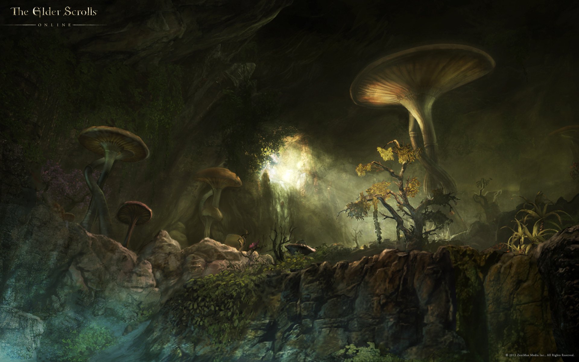 ESO HD Wallpaper — Shroomlight Grotto
