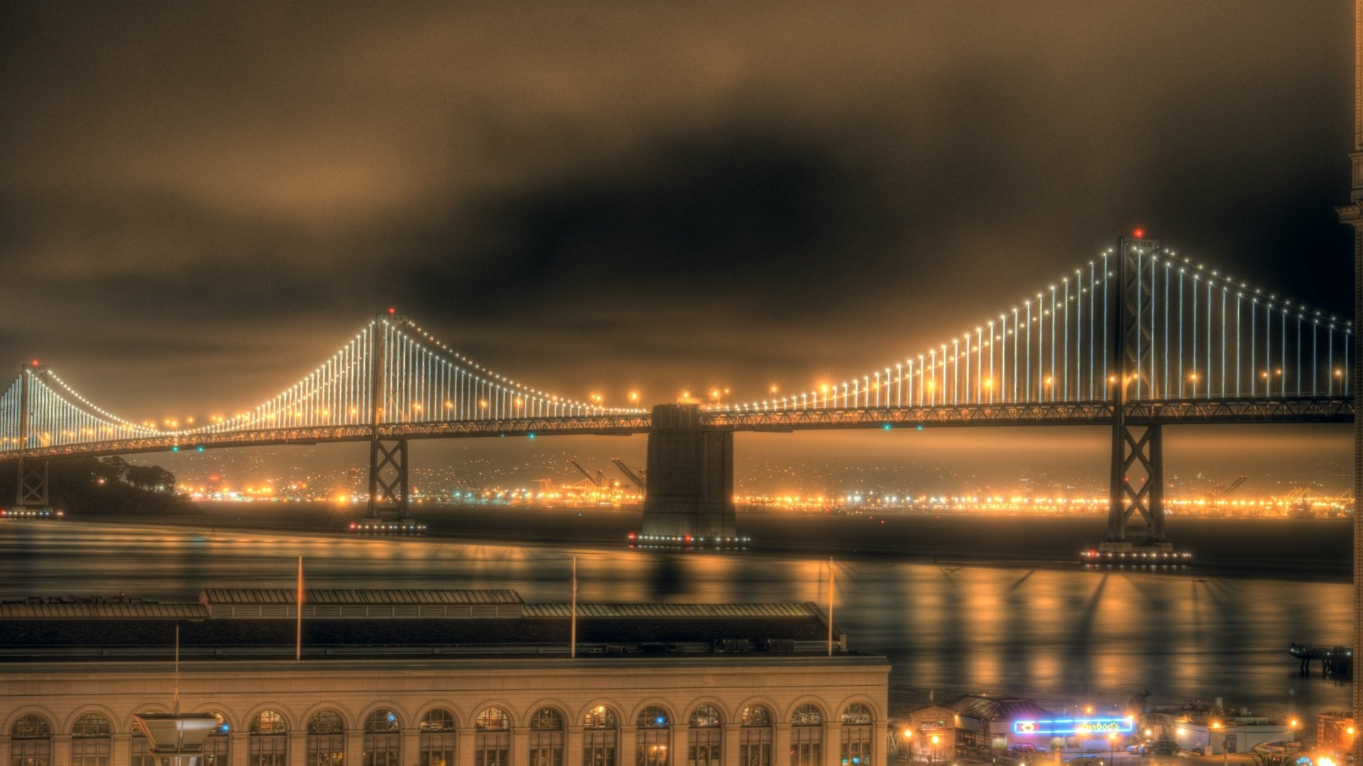 Download San Francisco Bridge Man Made Bay Bridge 4k Ultra HD Wallpaper