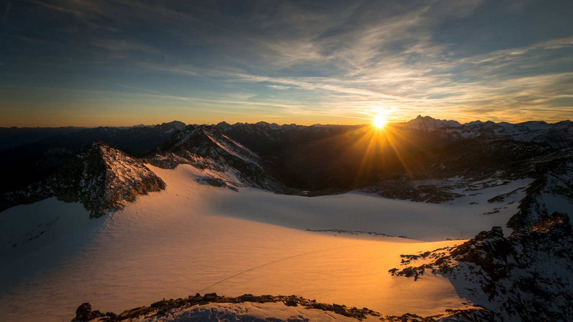 Download Nature Sunrise HD Wallpaper