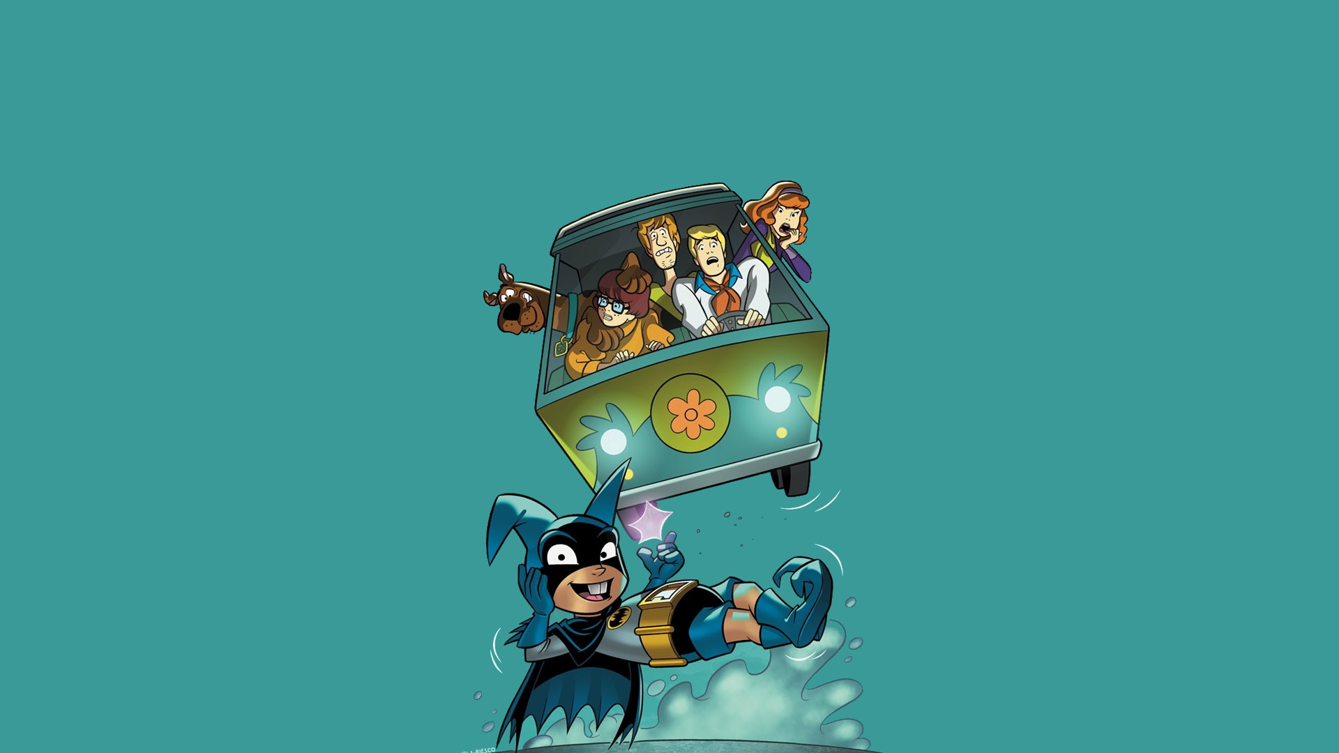 Download Scooby-Doo Batman Comic Team Up HD Wallpaper
