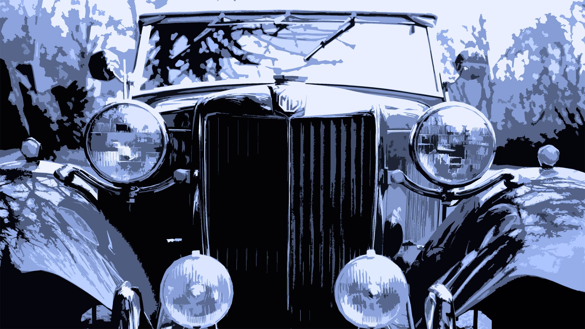 Classic MG Vehicle HD Wallpaper – Timeless Automotive Elegance