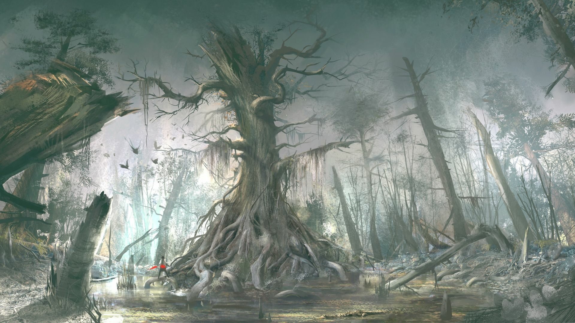 Assassin's Creed III: Swamp of Echoes — HD Wallpaper | 1920x1080 ...
