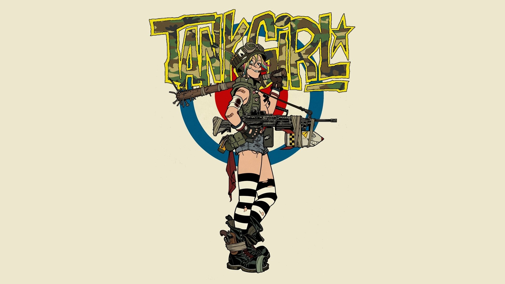 Download Comic Tank Girl HD Wallpaper