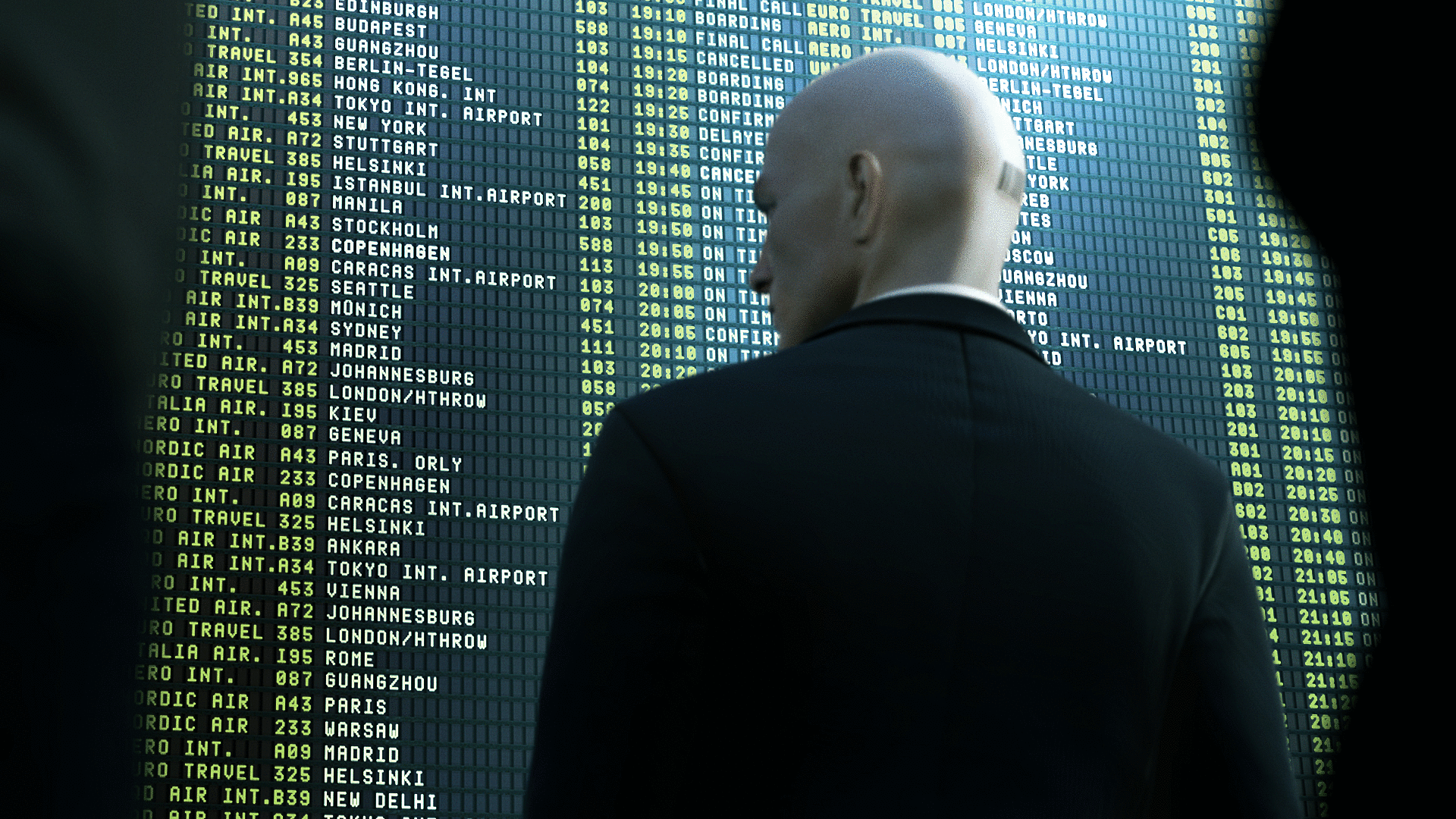 Hitman HD Wallpaper: Stealth in the Digital Shadows