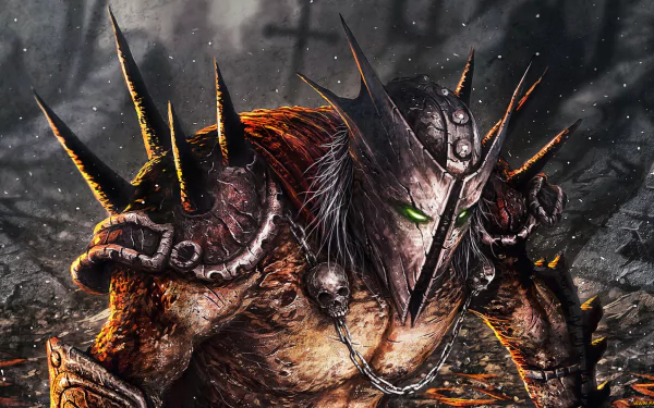 HD Spawn Comic Wallpaper: Dark Hero in Action