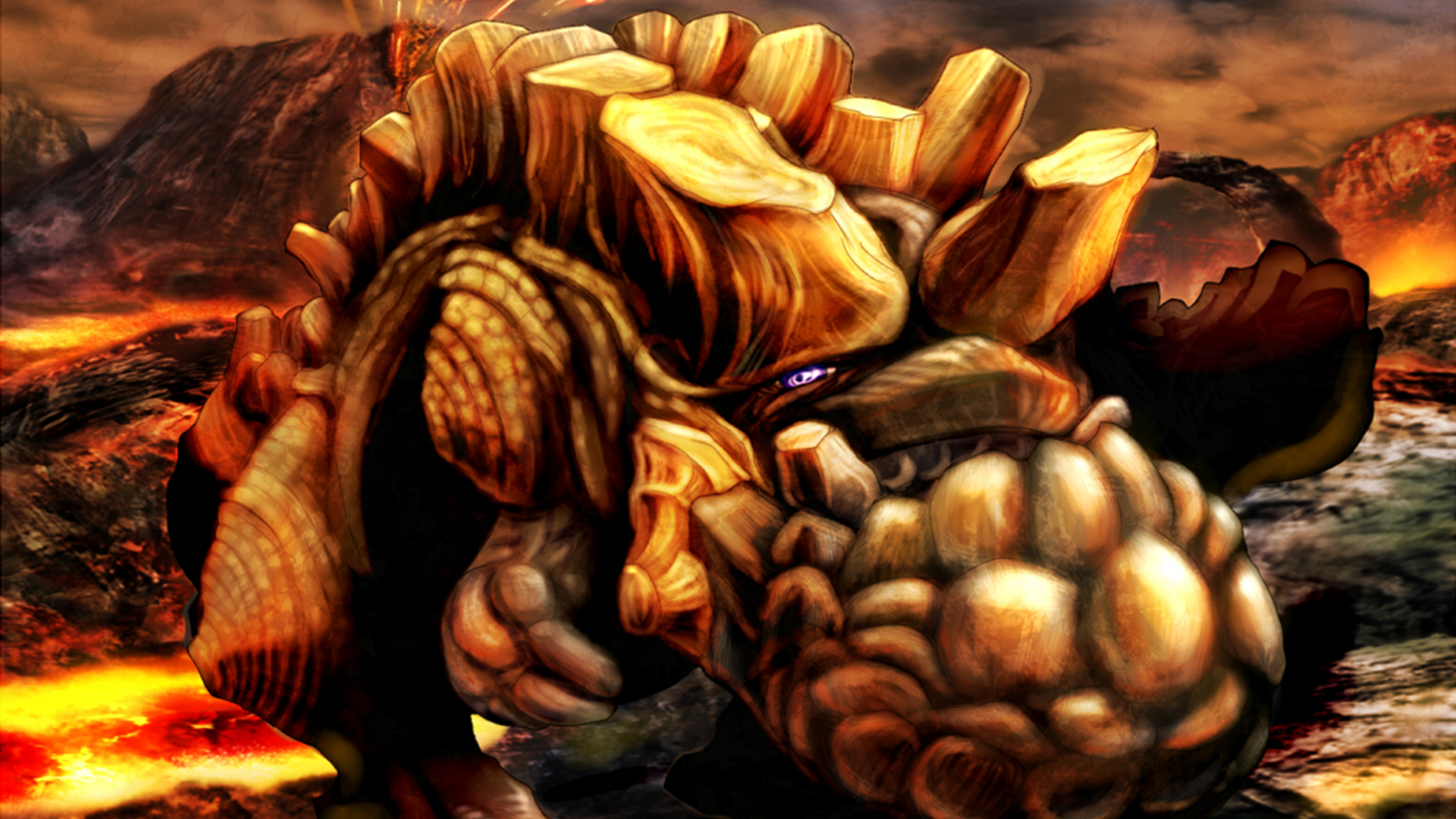 Molten Armored Behemoth — Monster Hunter HD Wallpaper | 1920x1080 ...