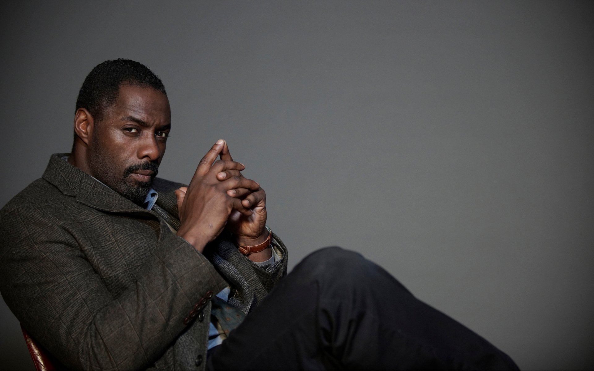 Download British Actor Celebrity Idris Elba HD Wallpaper