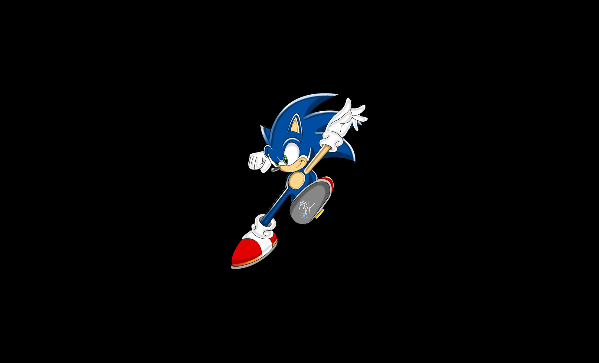 Sonic the Hedgehog HD Wallpaper: Iconic Video Game Speedster Spotlight ...