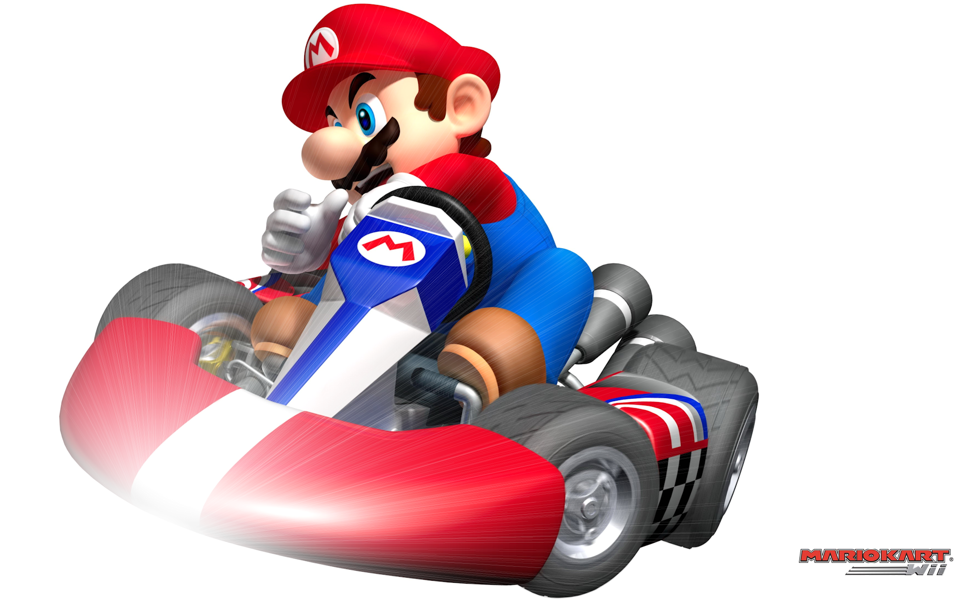Download Video Game Mario Kart Wii HD Wallpaper by POOTERMAN