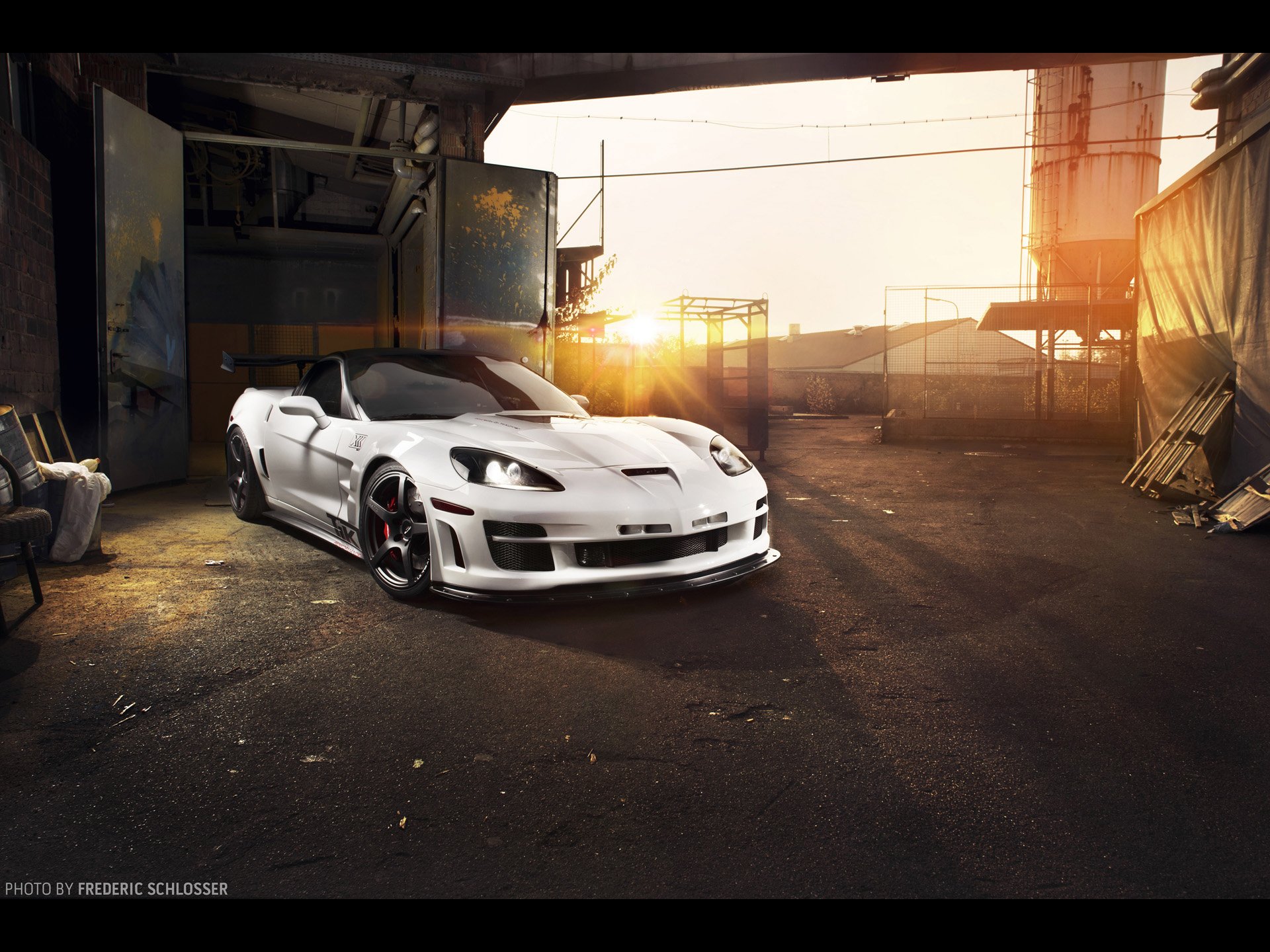 Chevrolet Corvette HD Wallpaper – Sleek Power in the Golden Hour by ...