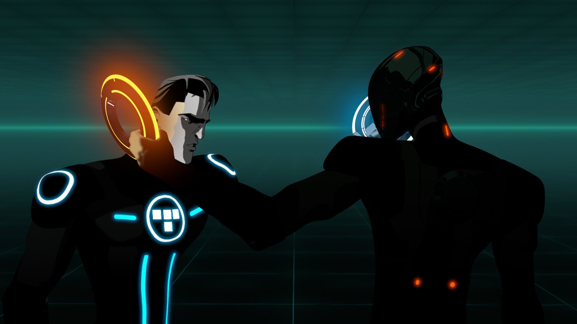 Tron: Uprising — Neon Duel (HD Wallpaper)