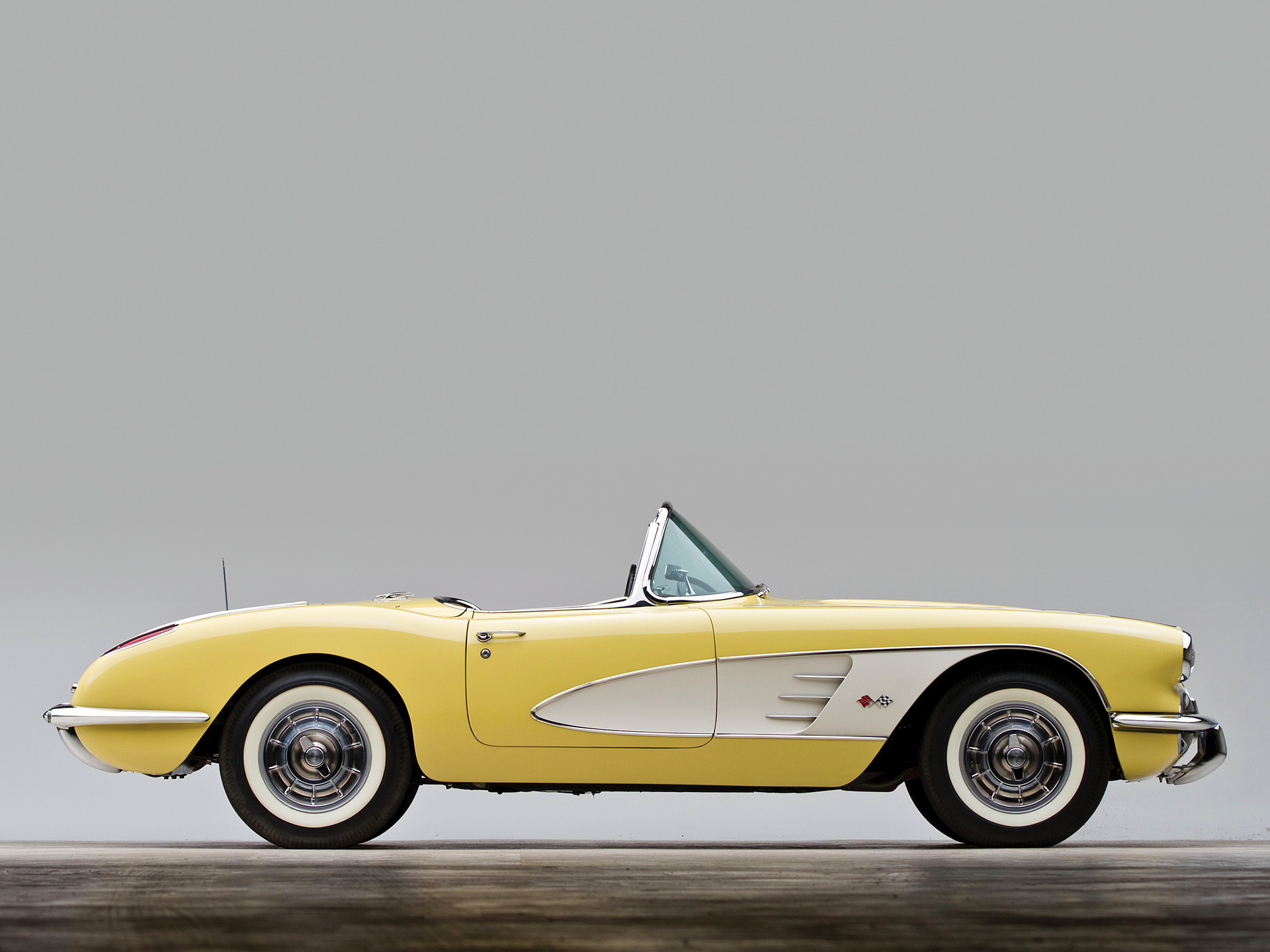 Download Chevrolet Vehicle Chevrolet Corvette (C1) HD Wallpaper