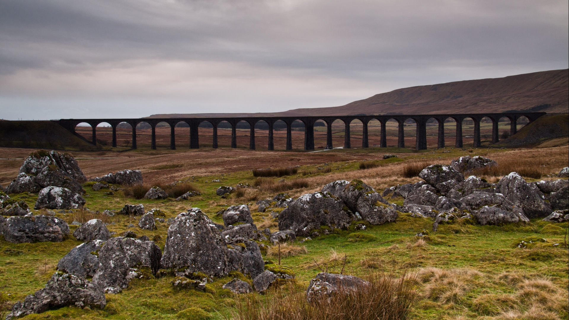 Download Man Made Ribblehead Viaduct HD Wallpaper