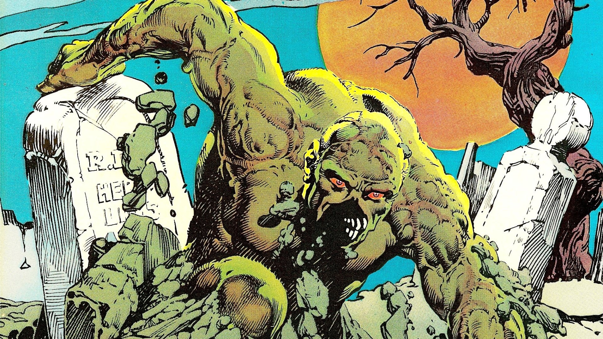 Download Comic Swamp Thing HD Wallpaper