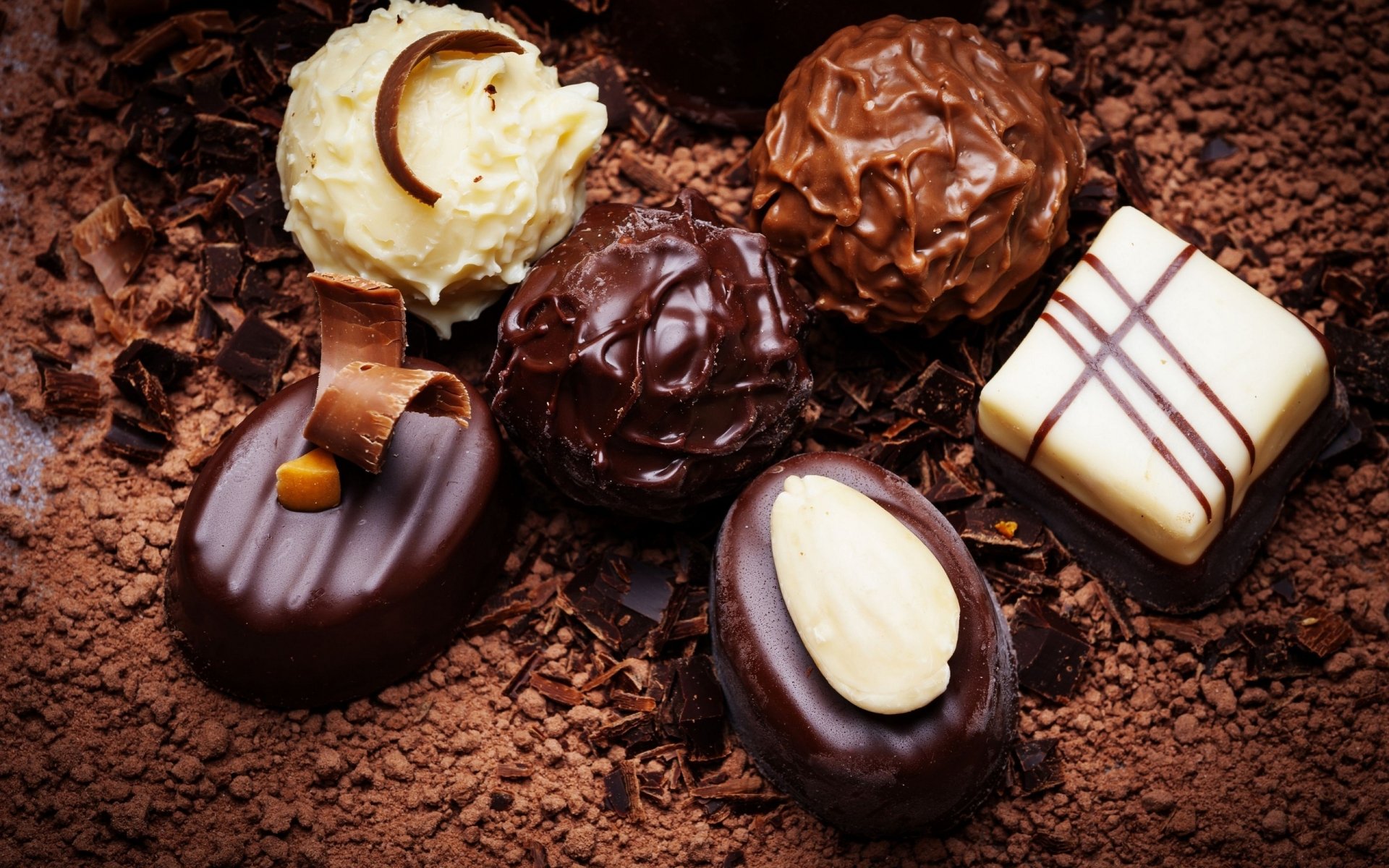 Decadent Chocolate Delights HD Wallpaper