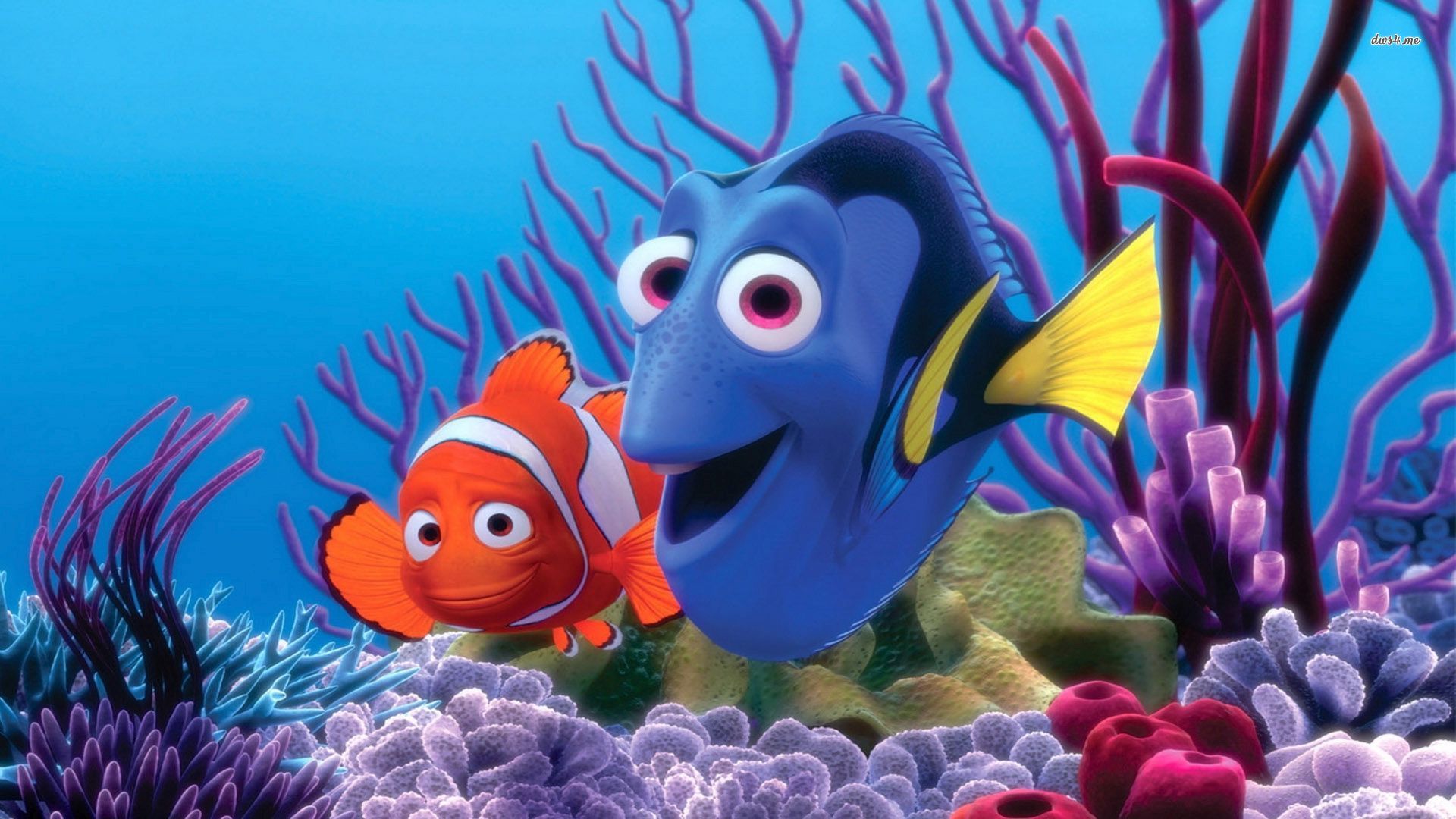 Finding Nemo HD Wallpaper Dory Marlin s Ocean Adventure